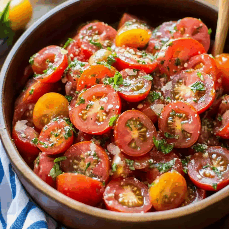 The Best Summer Cherry Tomato Salad Recipe